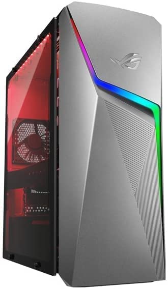 ASUS Newest ROG Strix GL10 Premium Gaming Desktop | AMD Ryzen 5 3600X | 8GB RAM | 256GB SSD | NVIDIA GeForce GTX 1660TI | Gray | Windows 10 | with Mouse Pad Bundle