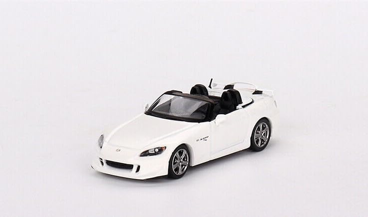 True Scale Miniatures Model Car Compatible with Honda S2000 (AP2) CR Grand Prix White 1/64 Diecast Model Car MGT00656
