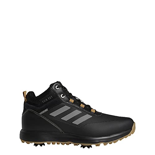 adidas Men's S2G Spikeless Mid-Cut Golf Shoes, Core Black/Grey Four/Mesa, 10.5