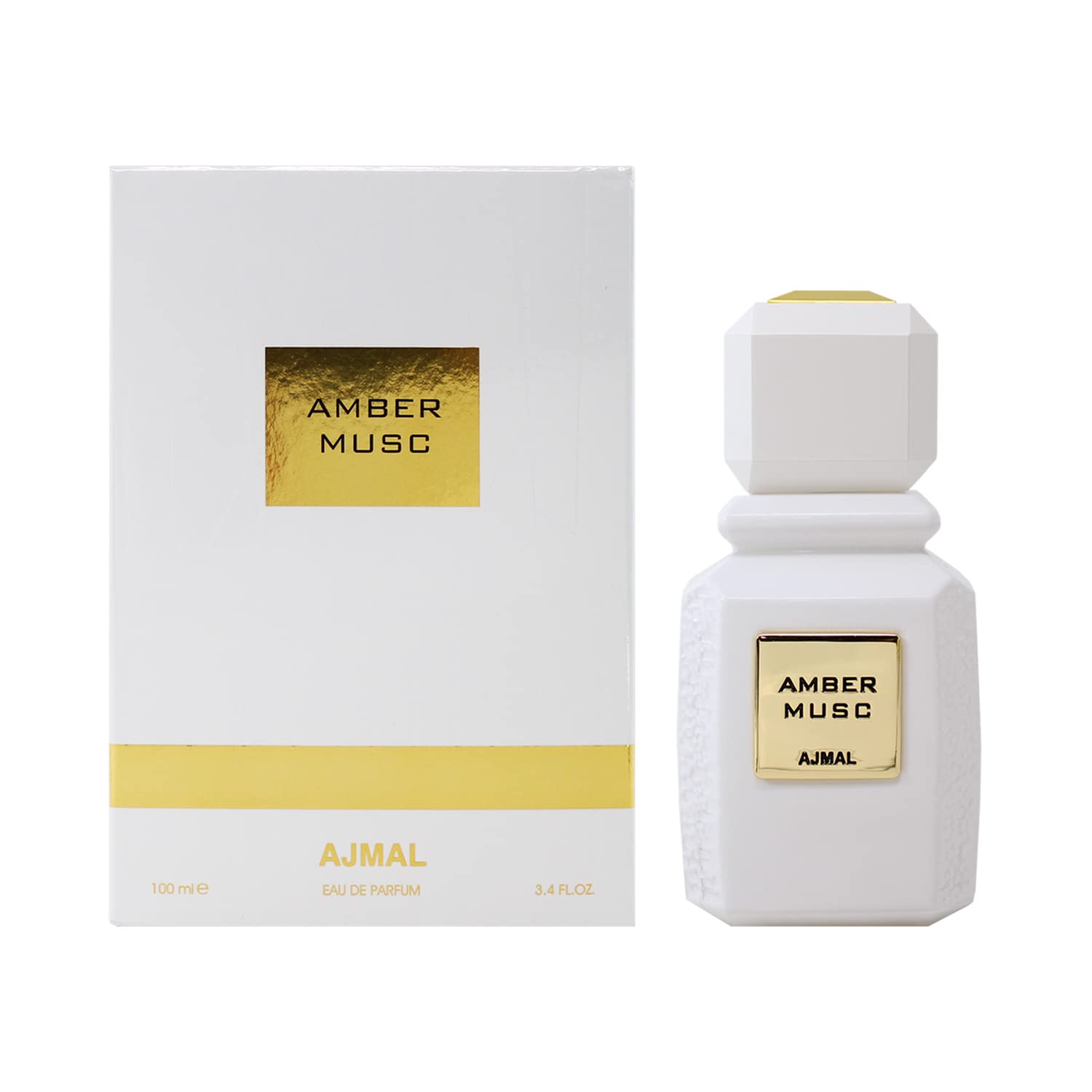 Ajmal Cuir Musc for Men and Women (Unisex) EDP - Eau De Parfum 100ML (3.4 oz)