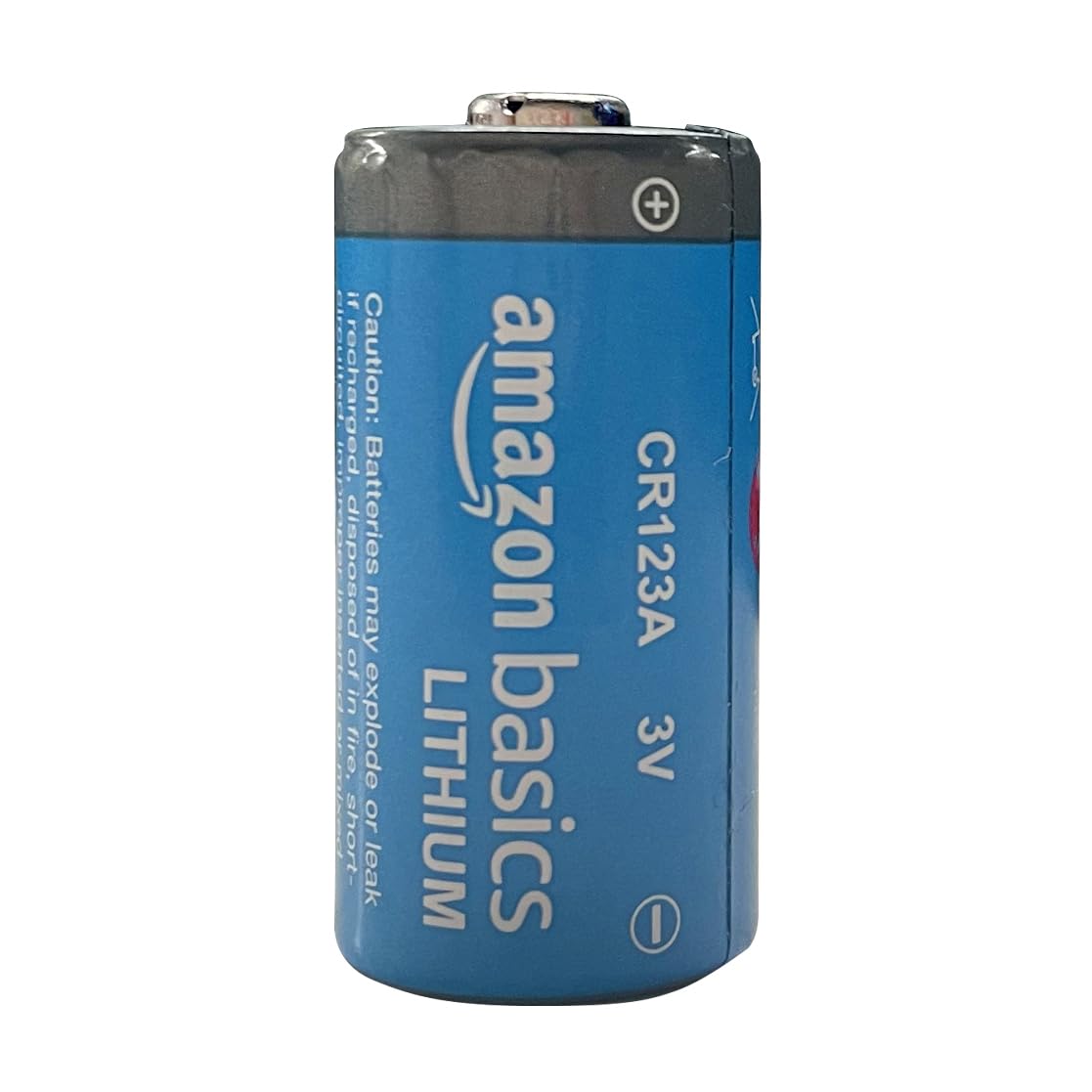 Amazon Basics 12-Pack Non-Rechargeable CR123A Lithium Batteries, 3 Volt, Up to 10-Year Shelf Life