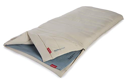 Coleman All-Weather Multi-Layer Sleeping Bag, 3 Versatile Layers for Temperatures Ranging from 0°F to 60°F, Includes No-Snag Zipper, Easy Packing, and Heat Insulation
