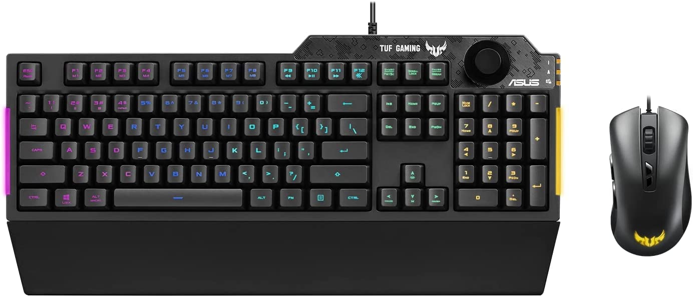 ASUS TUF Gaming Combo K1 & M3 (Mouse Keyboard Set, Gaming, Wired) French Layout Black, 90MP02A0-BCFA00