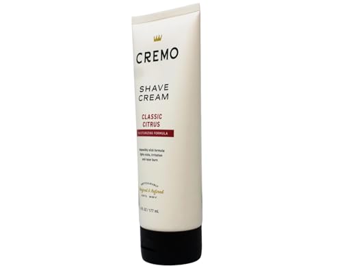 Cremo Shave Cream Classic Citrus Shaving Cream for Men, 6 Fluid Ounce (3 Pack)