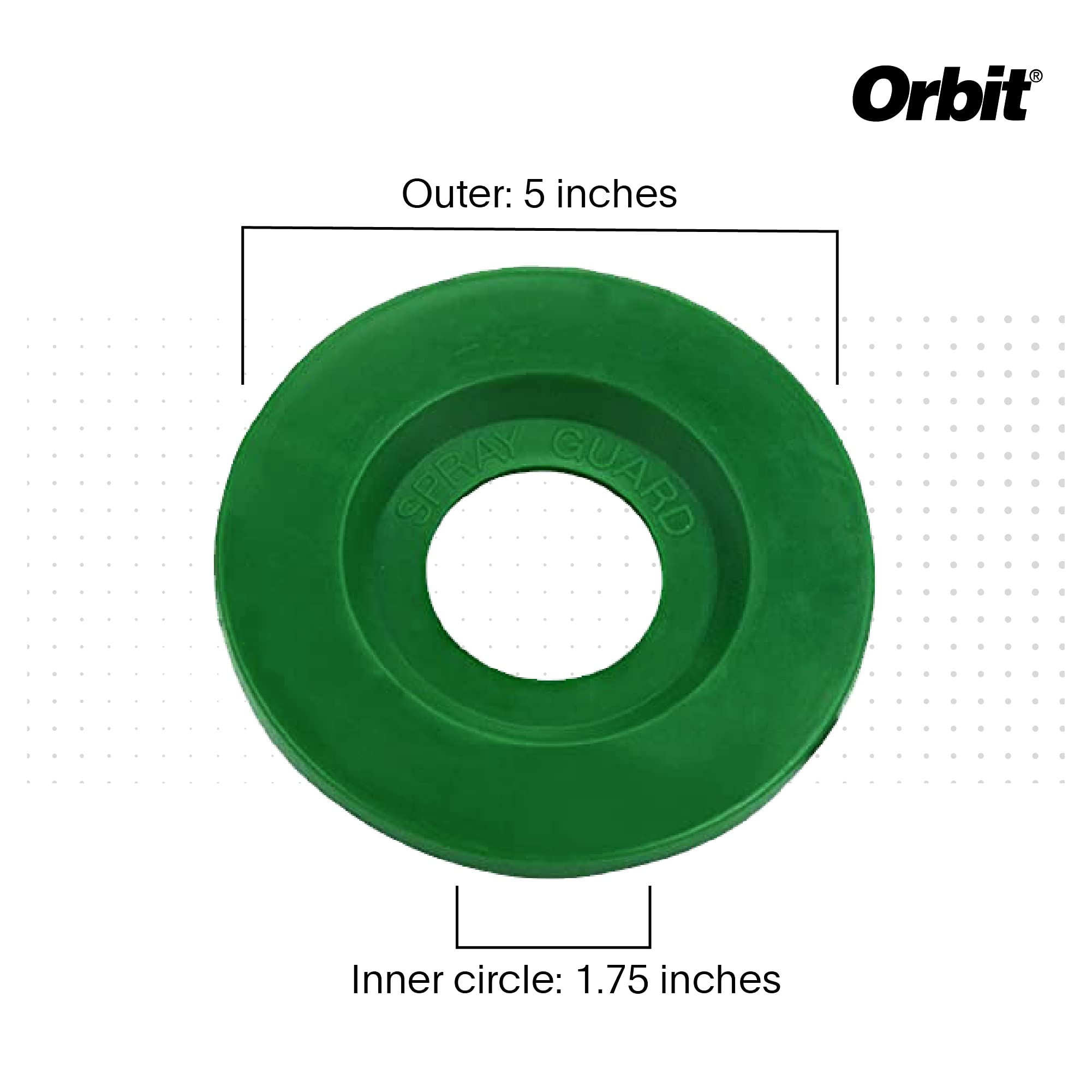 Orbit 1-3/4 in. Dia. x 5 in. L Spray Guard