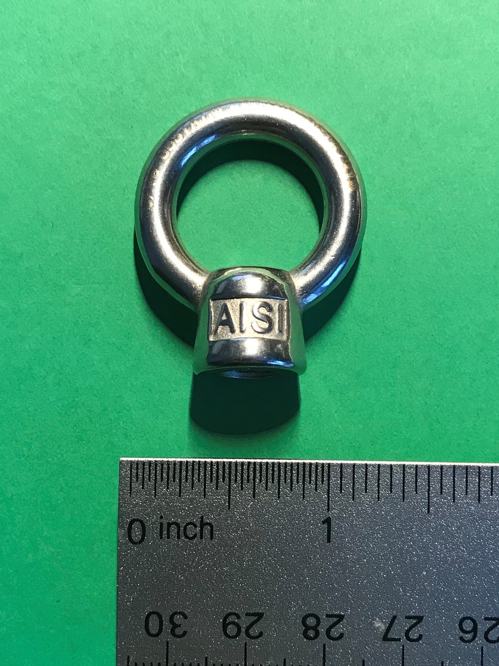US Stainless 4 Pieces Stainless Steel 316 Lifting Eye Nut 5/16" UNC Marine Grade Pitch of 18