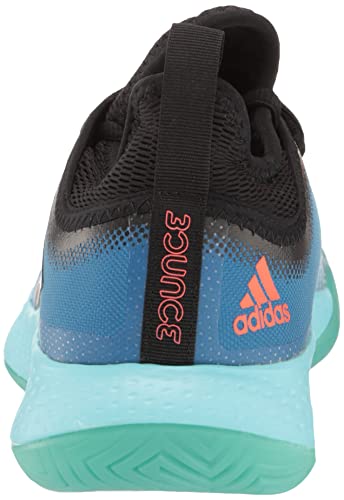 adidas Men's Defiant Generation Tennis Shoe, Pulse Aqua/Black/Altered Blue, 11.5