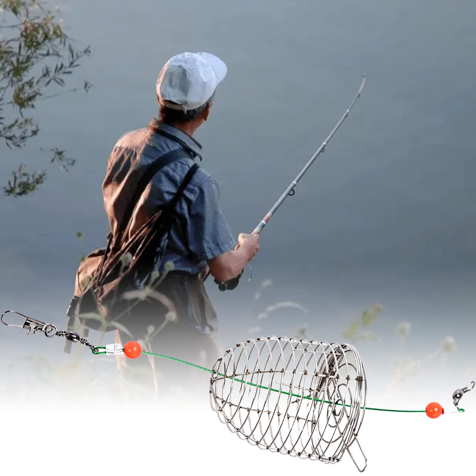 Angling Bait Cage Long Lasting Multifunctional Feeder Fishing Carp Bait Holder Cage Tackle Tool S