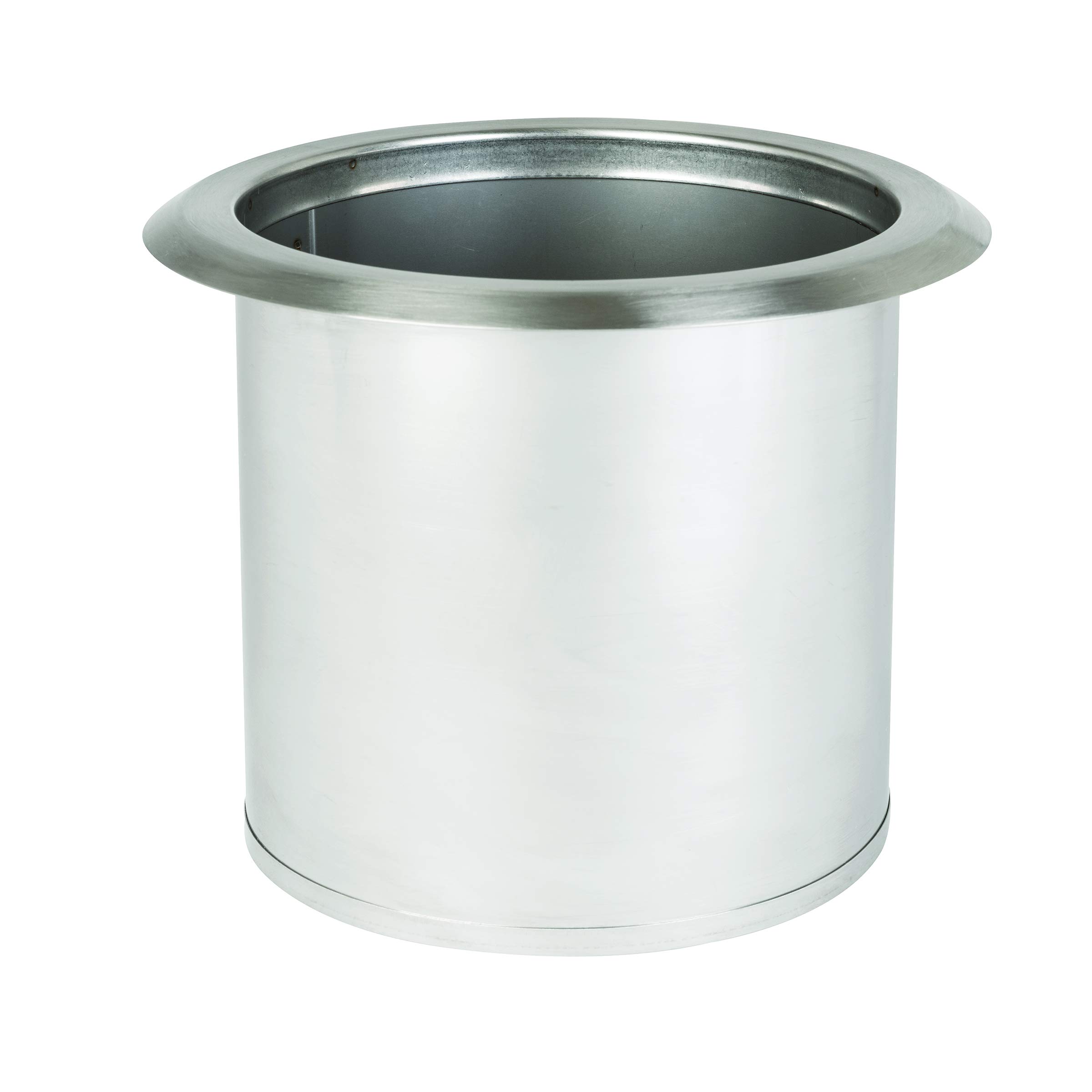 DISPENSE-RITE TCD-2-NB 6.25" Diameter Drop-in Trash Chute, Small, Stainless Steel