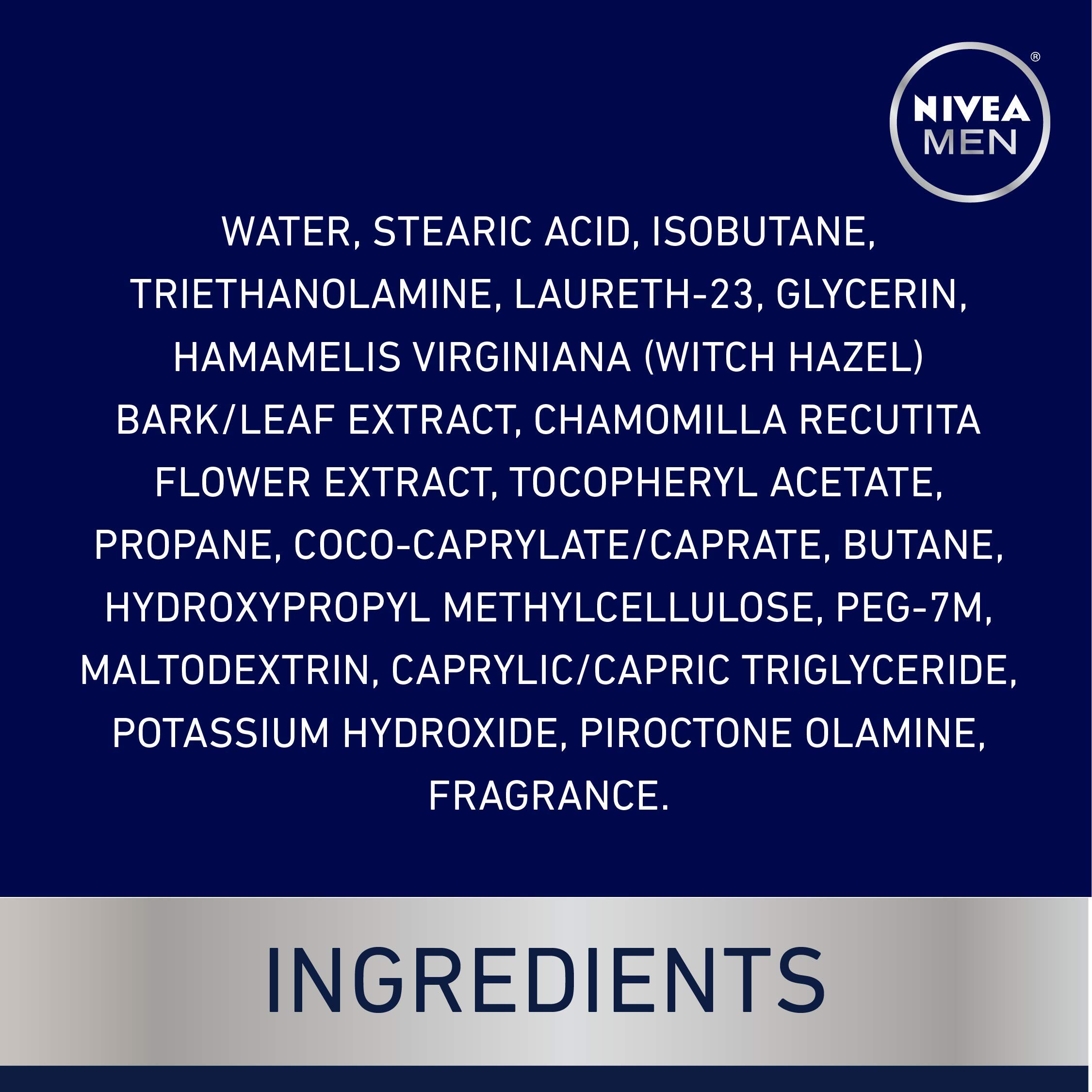 Nivea for Men Sensitive Shave Foam, 7 Ounce