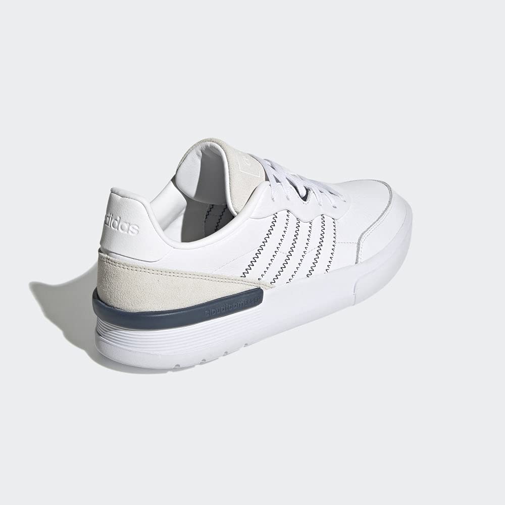 adidas Men's Futurecourt Racquetball Shoe, White/White/Sonic Ink, 10