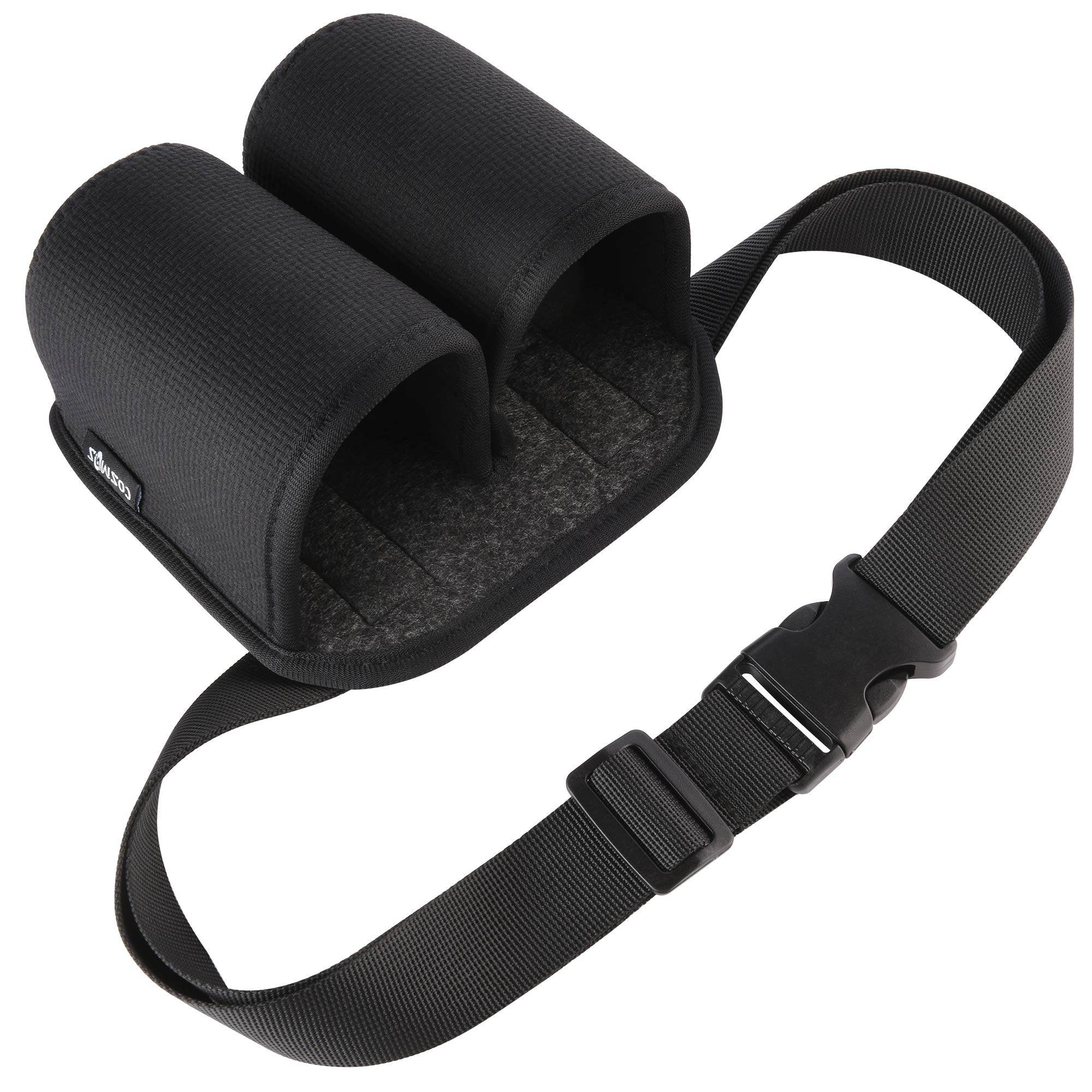 CM 2-Bottles Beer Belt Strap Can Holder Soda Beverage Holder with Buckle for BBQ Party Camping Beer Can