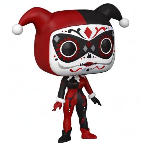 Funko Dia de Los Muertos - Harley Quinn Pop! Vinyl Figure (Bundled with Compatible Pop Box Protector Case)