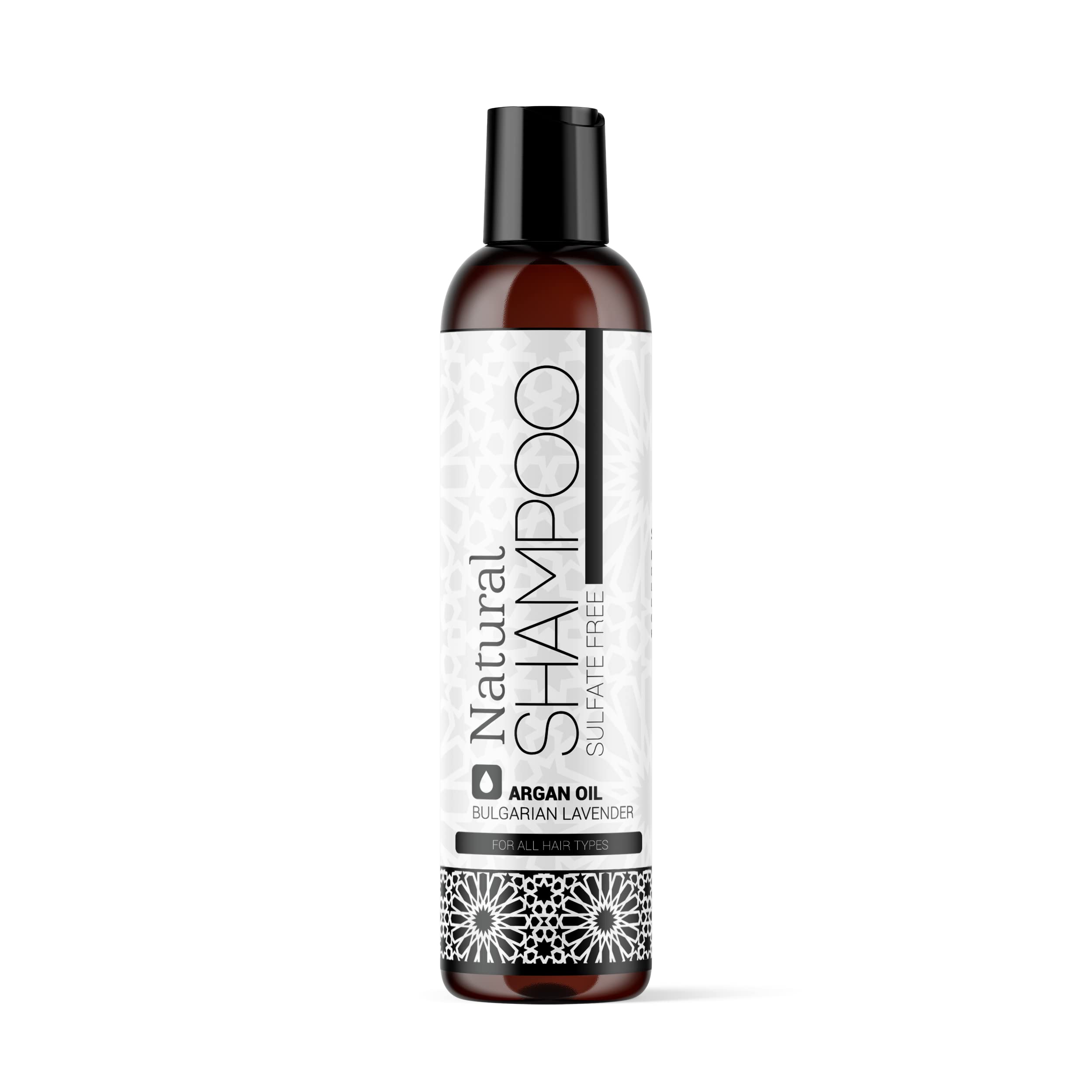 Morgan Cosmetics 8 Oz EWG Certified Sulfate Free Argan Oil Shampoo Lavender for Damaged Hair - Argan Shampoo Is Also Paraben Free and Synthetic Fragrance Free (Made in USA)