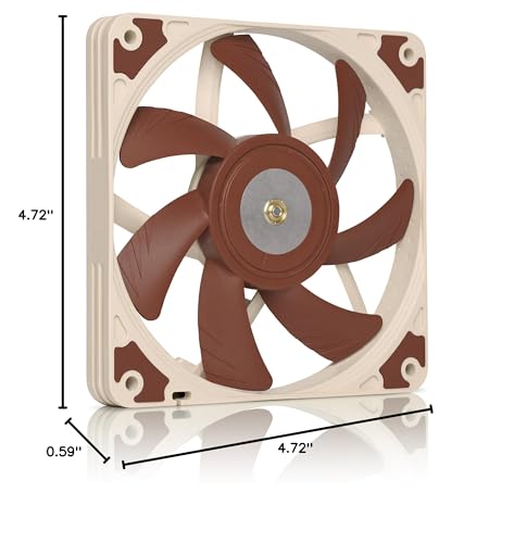 Noctua NF-A12x15 PWM, Premium Quiet Slim Fan, 4-Pin (120x15mm, Brown)