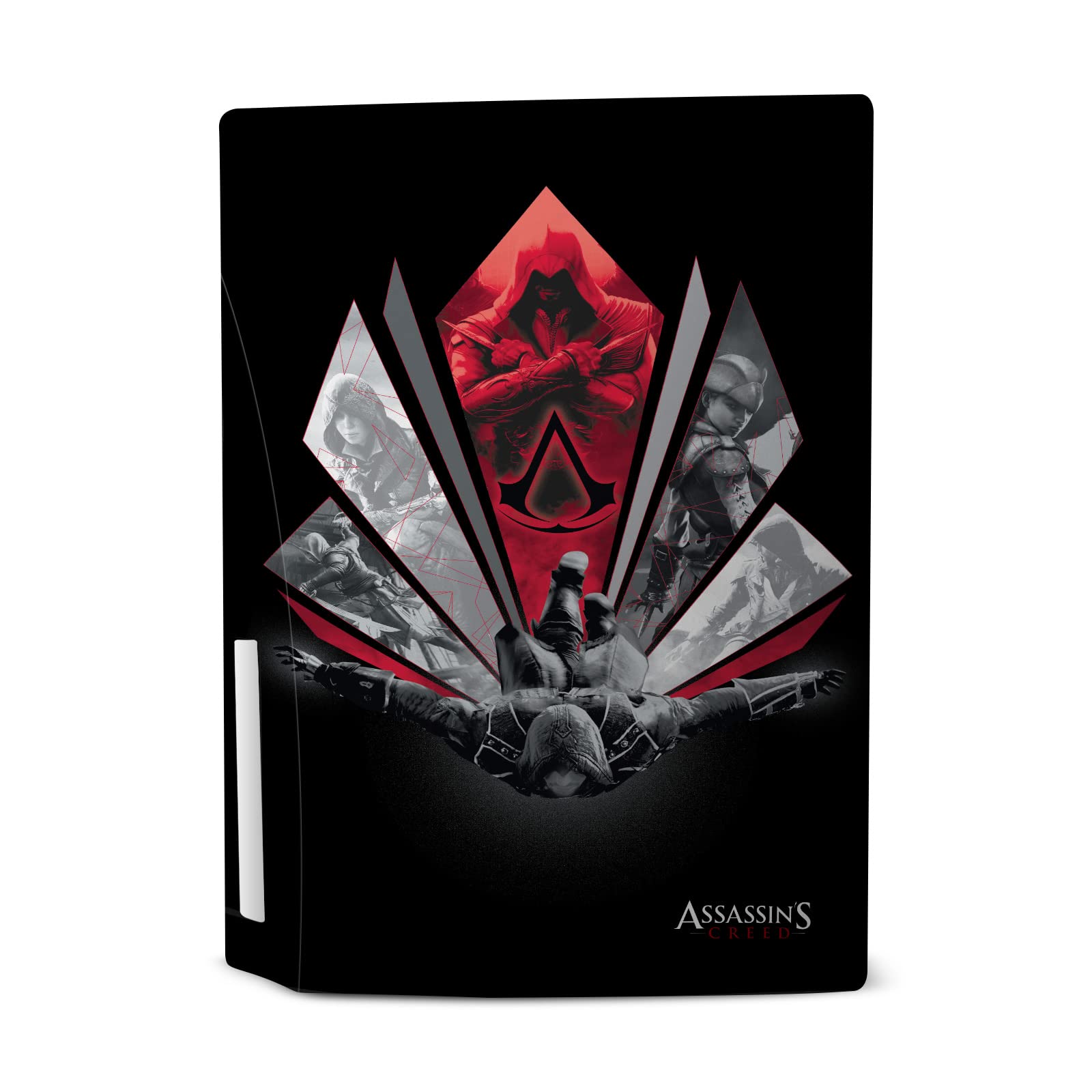Head Case Designs Officially Licensed Assassin's Creed Leap Of Faith Graphics Matte Vinyl Faceplate Sticker Gaming Skin Decal Cover Compatible With Sony PlayStation 5 PS5 Disc Edition Console
