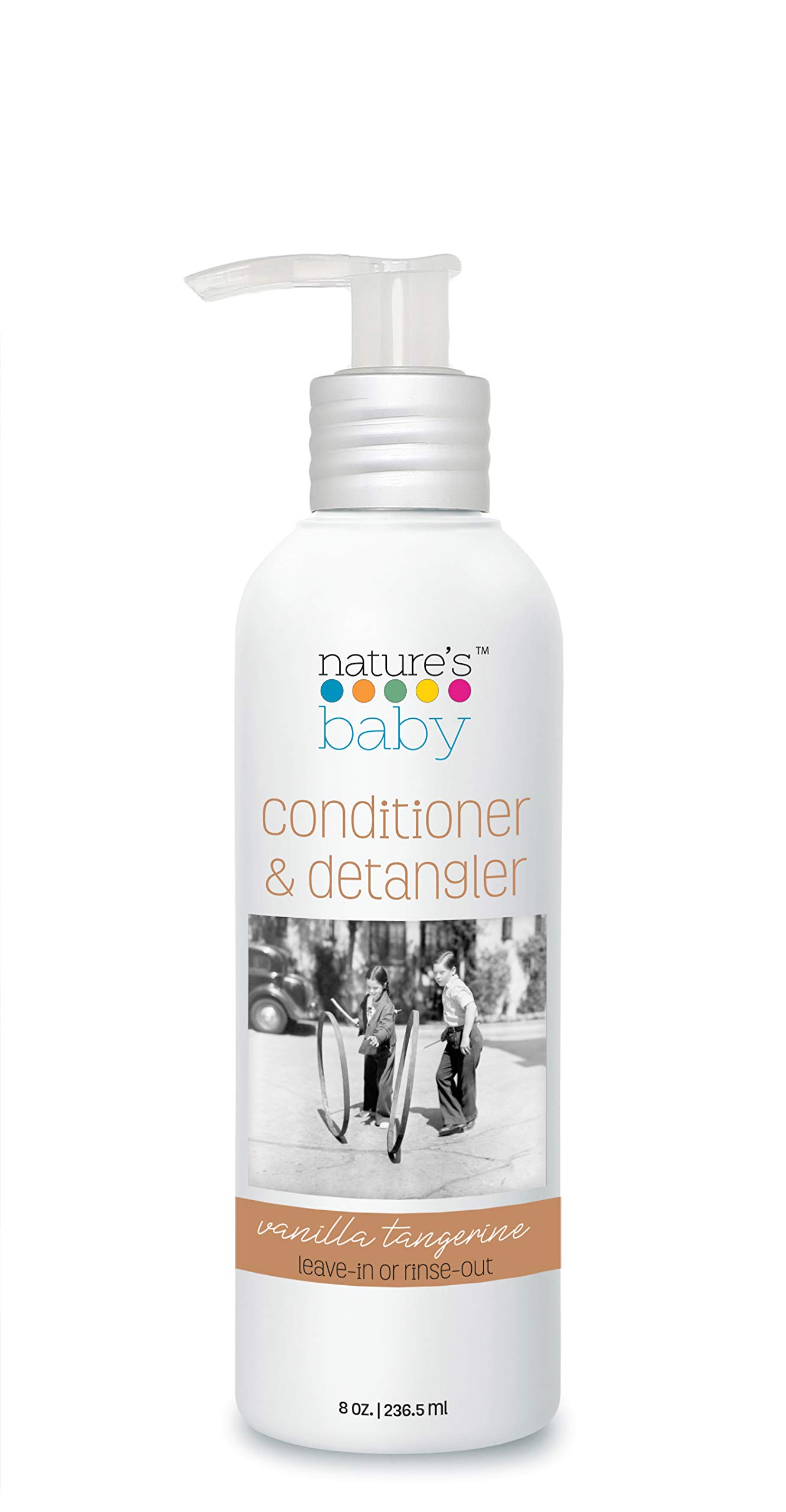Nature's Baby Organics Conditioner & Detangler, Vanilla Tangerine, 8 Fl Oz