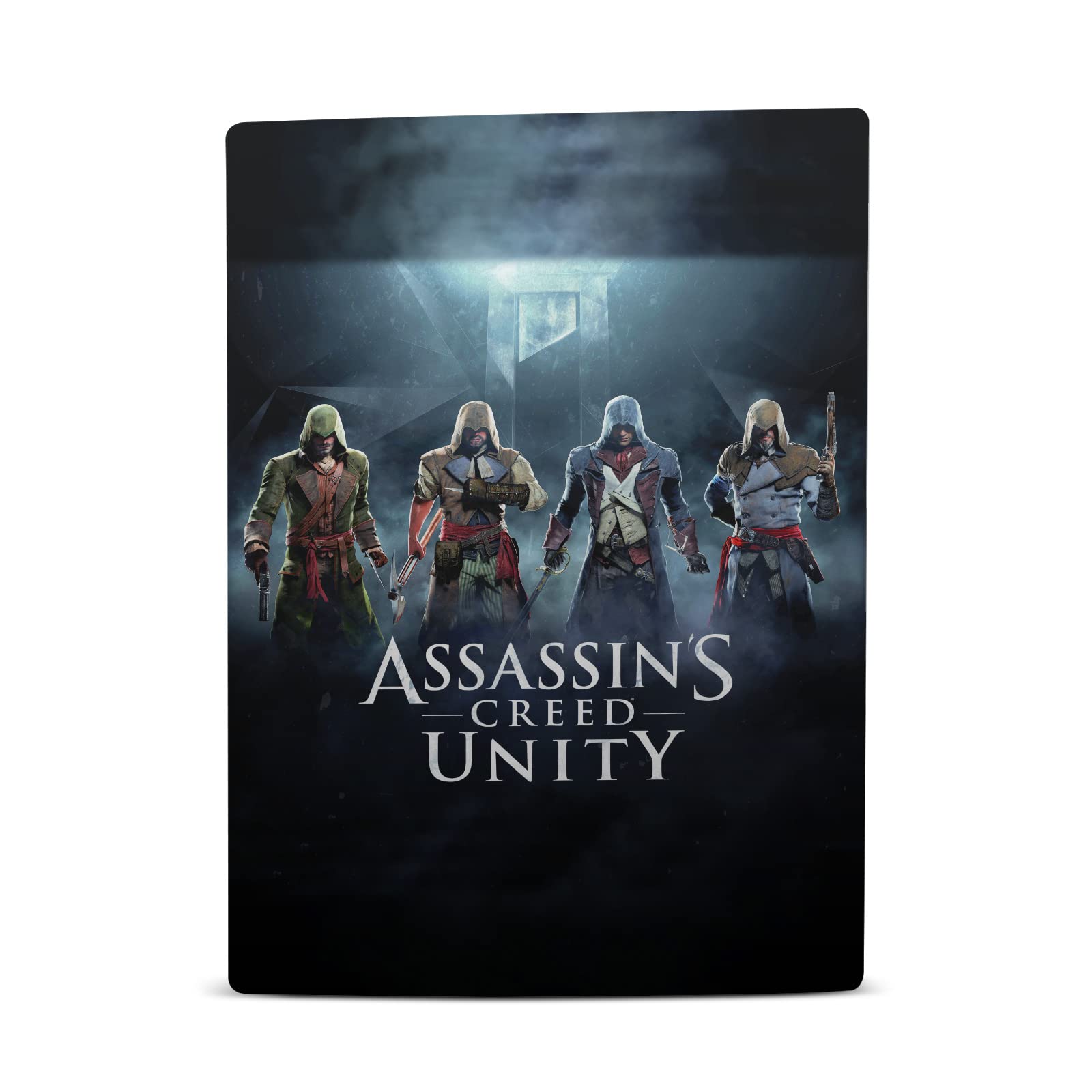 Head Case Designs Officially Licensed Assassin's Creed Group Unity Key Art Matte Vinyl Faceplate Sticker Gaming Skin Decal Cover Compatible With Sony PlayStation 5 PS5 Digital Edition Console