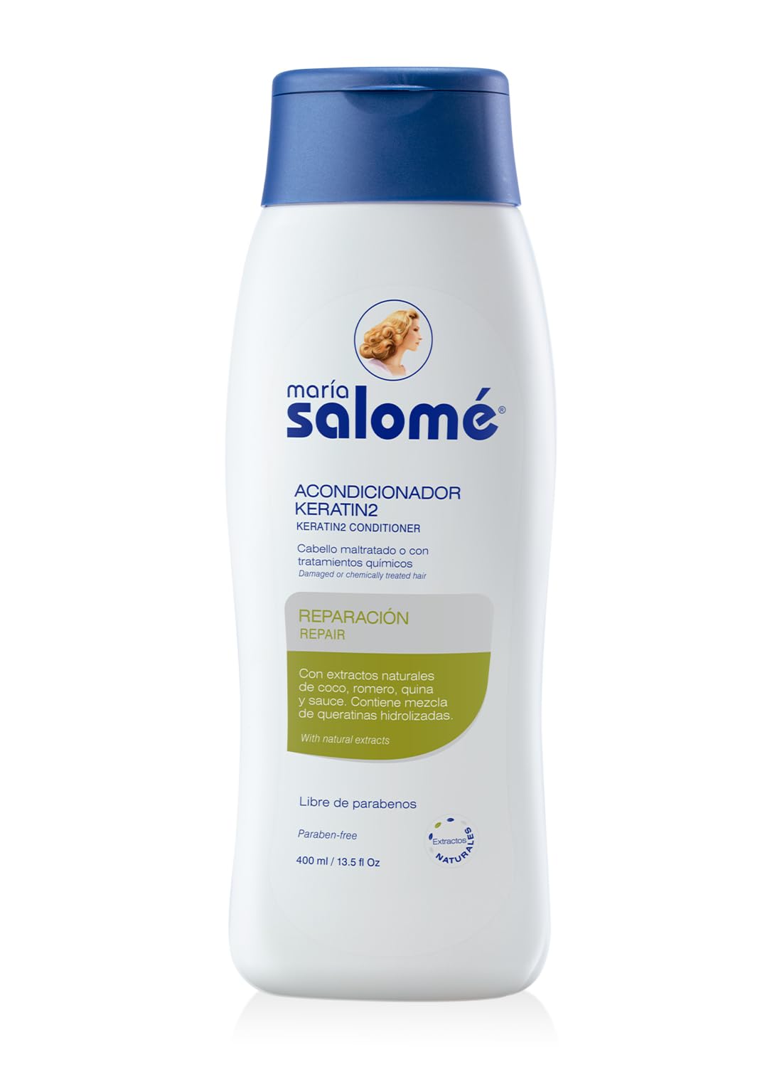 O-CONNMaria Salome Acondicionador Keratin2 Conditioner 400ml 13.5 fl Oz