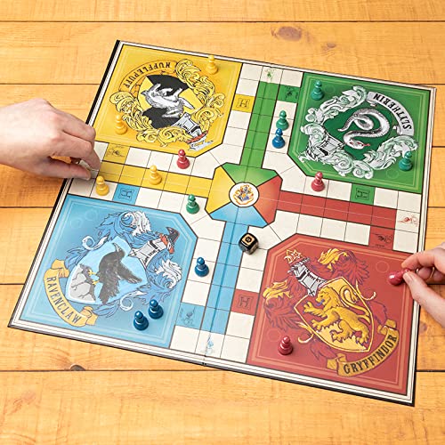 Paladone Hogwarts Ludo - Family Night Board Game - Ages 6+ 2-4 Players - Officially Licensed Harry Potter Merchandise