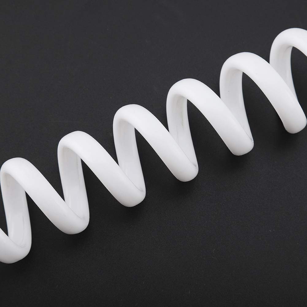 Flexible Shower Hose, Shower Hose, ABS Flexible Telescopic Shower Hose for Water Plumbing Toilet Bidet Sprayer Gun Bathroom (White)