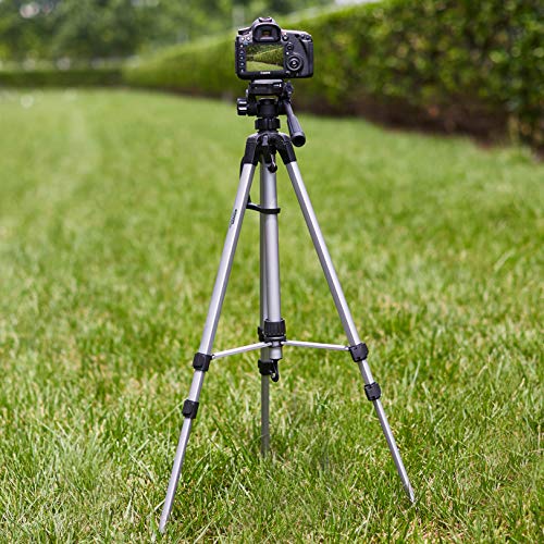 Amazon Basics Lightweight, Portable, Adjustable Camera Tripod with Bag, 60-Inch - Pack of 2, Black