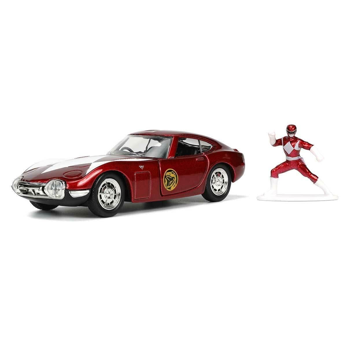 JADA TOYS, INC 1967 Toyota 2000GT W/RED Ranger Nano FIG 1/32 Vehicle