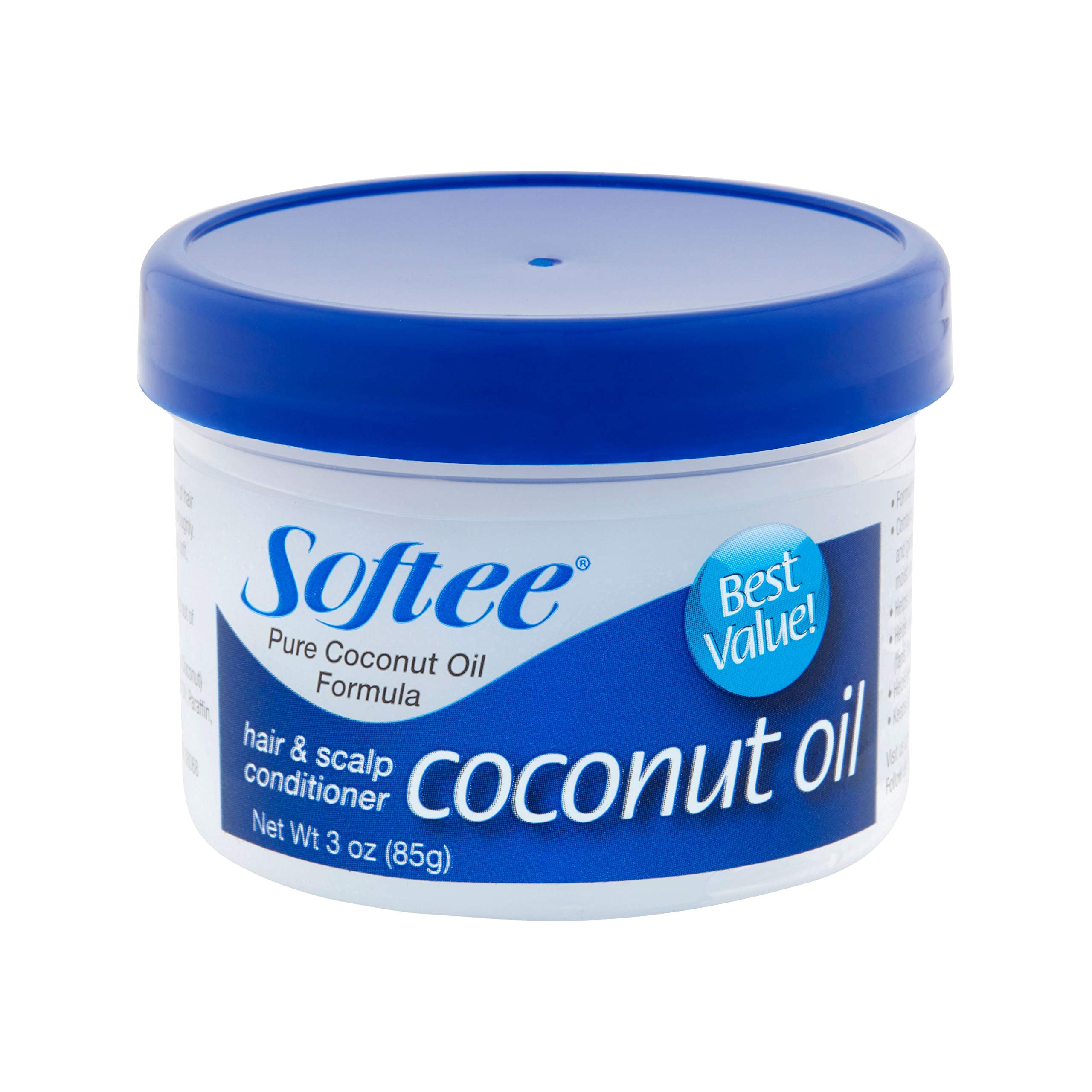 Softee Coconut Oil Hair & Scalp Conditioner 3 Oz