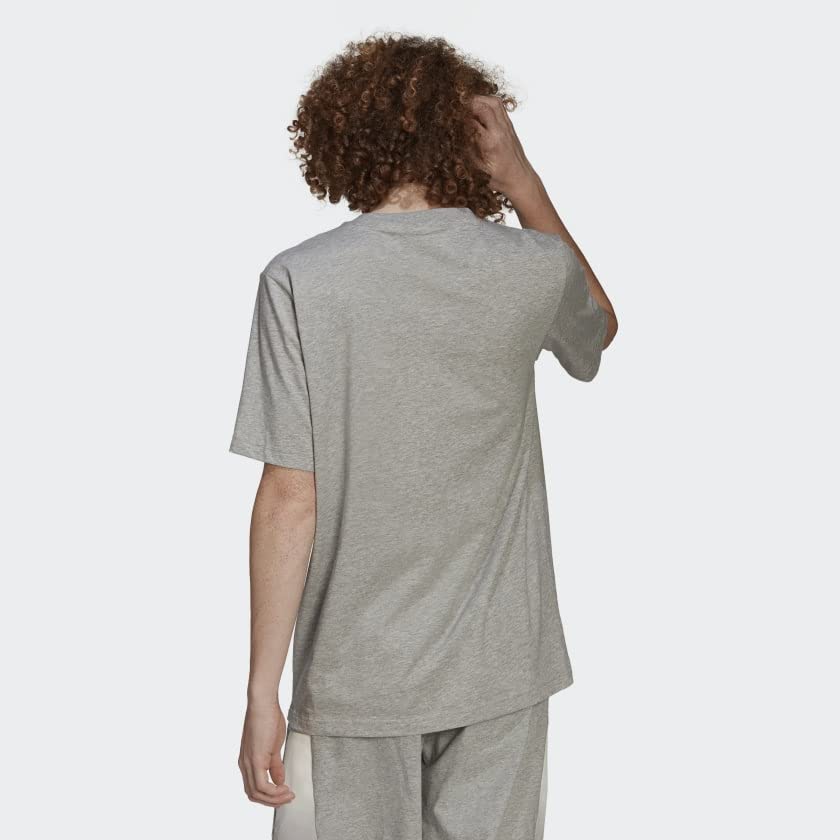 adidas Men's Standard Essentials Summer Pack Single-Dye , Medium Grey Heather, Large
