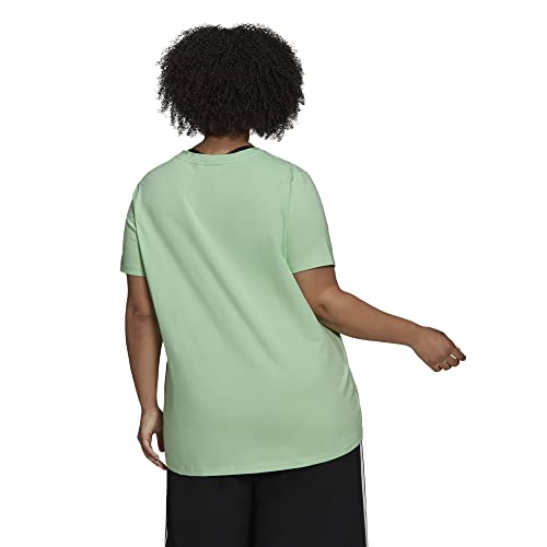 adidas Originals Women's Trefoil Tee, Glory Mint, 1X