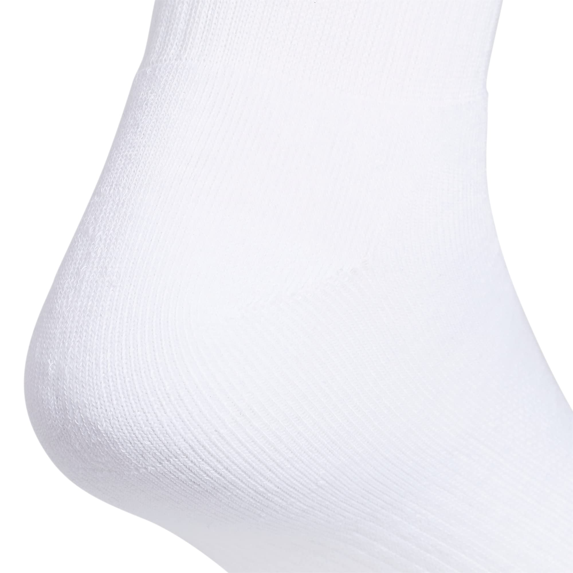 adidas Originals Trefoil Quarter Socks (6-Pair), White/Sky Rush Blue/Light Purple, Large
