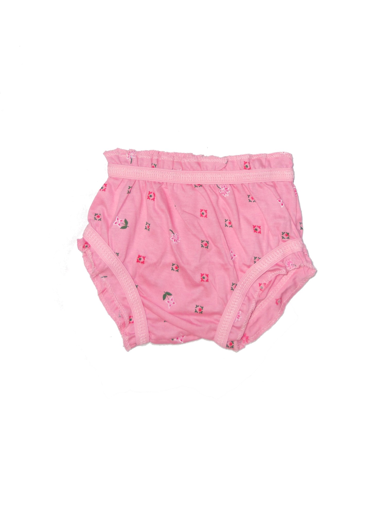 New Day Baby Girls' Cotton Panties Pack Of Ten, Multi-coloured, Size 6-12 Months