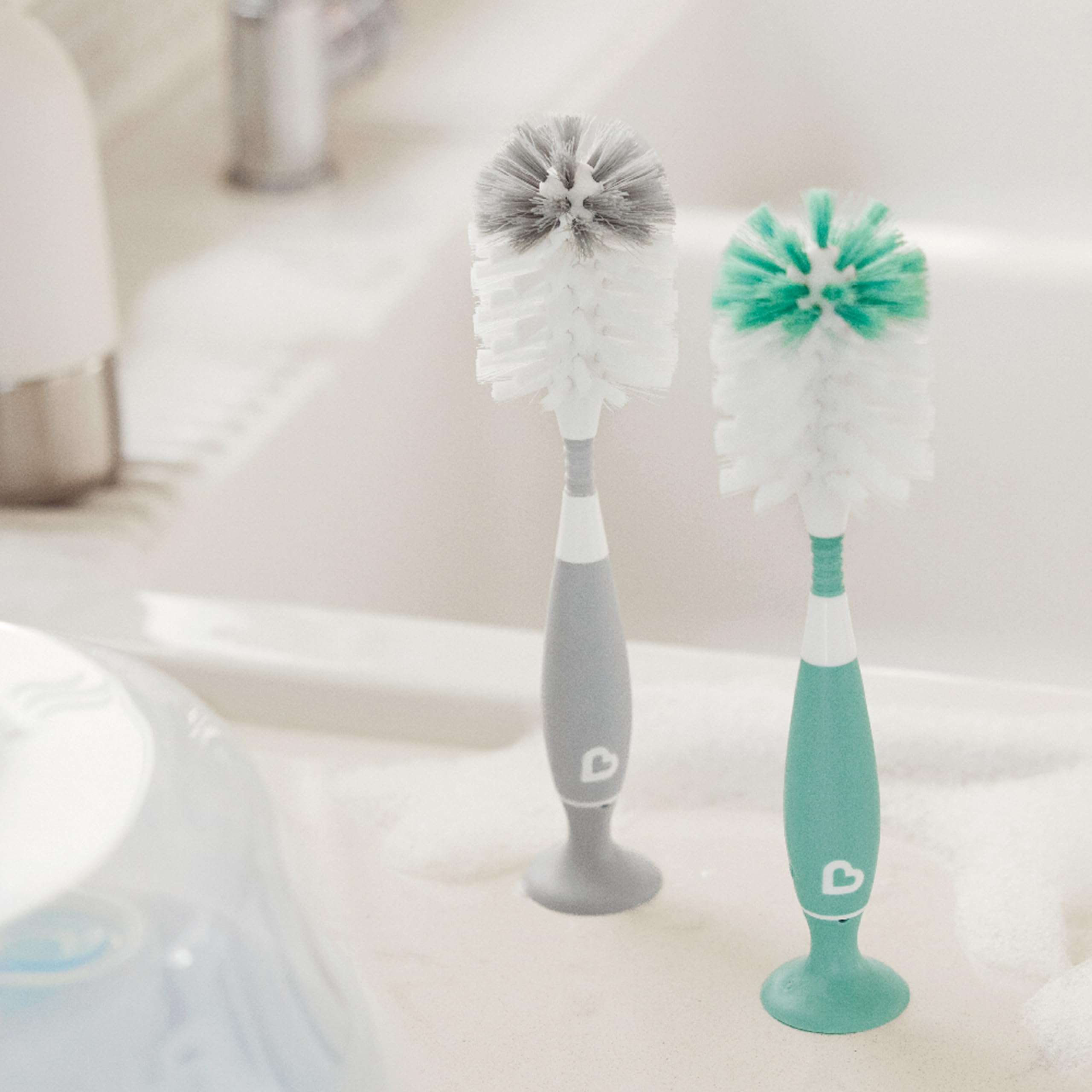 Munchkin® Bristle™ Bottle Brush, Sage