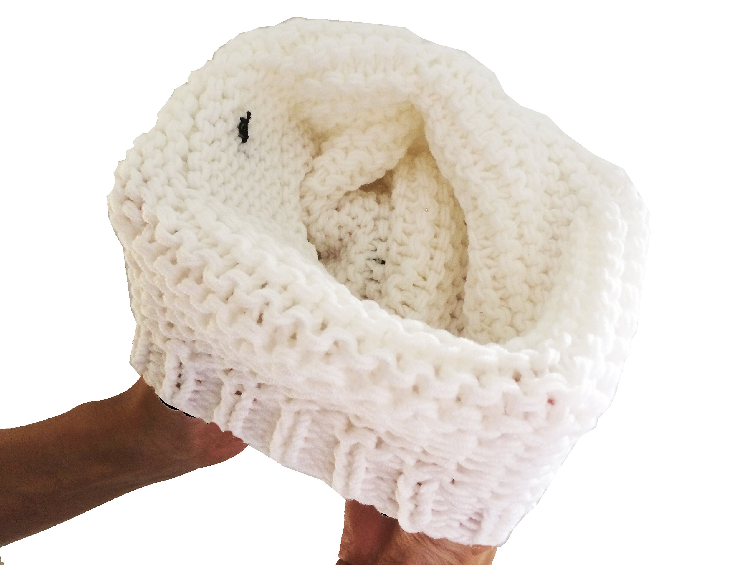Newborn Baby Boy Girl Photography Pros Sleeping Bag Costume Outfits Crochet Knitted Wrap Swaddle