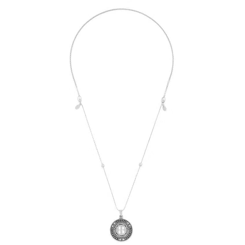 Alex and Ani Numerology Expandable Necklace for Women, Number 8 Pendant, Rafaelian Silver Finish