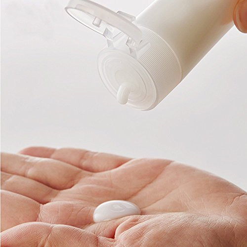 OTO Travel Size Squeeze Bottle Set, 50ml (1.7 oz) Pack of 6 with Labels