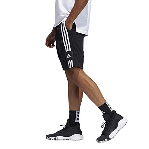 adidas Men's 3g Speed X Shorts, Black/White, XX-Large
