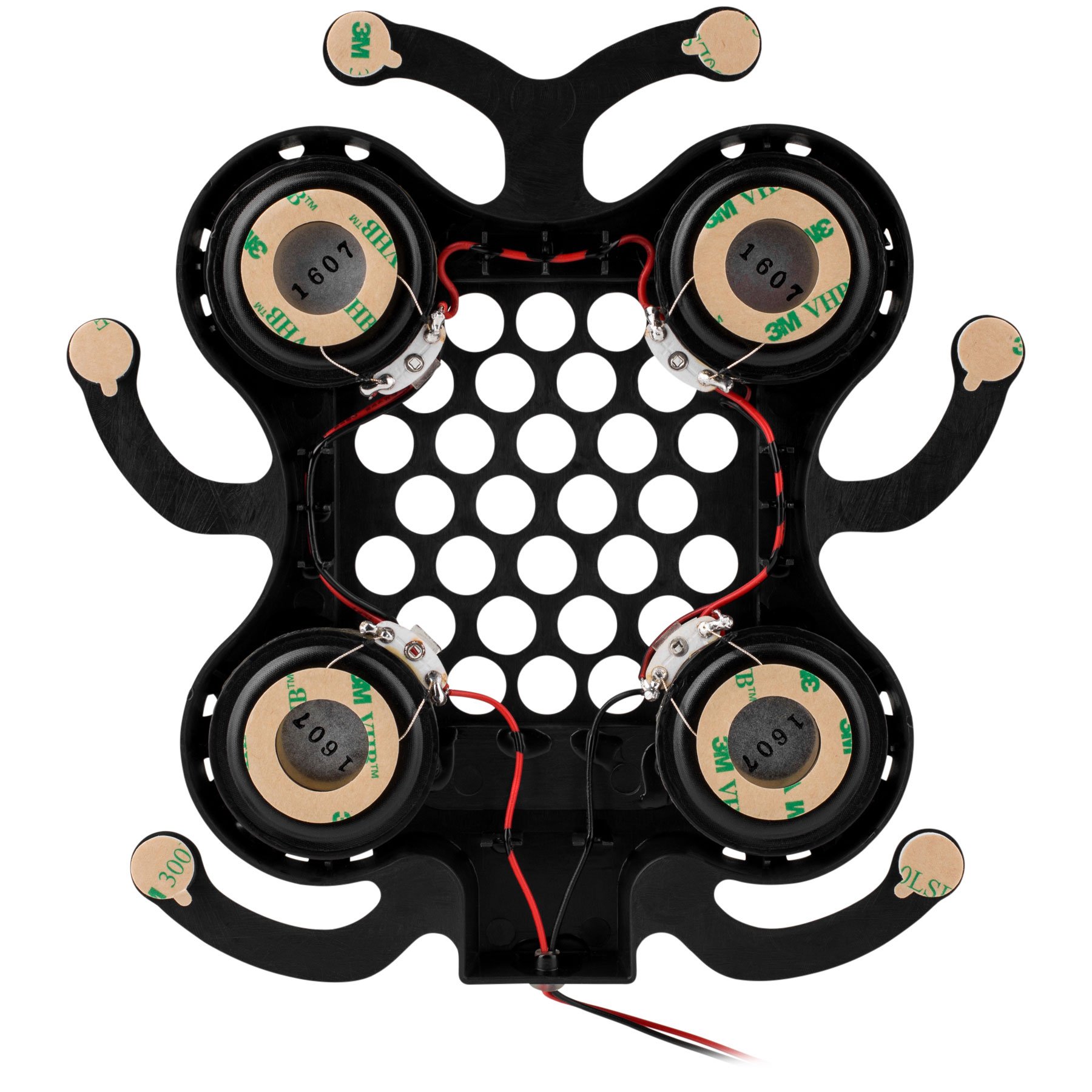 Dayton Audio DAEX25X4-4 Bullfrog Vented Disc Spider 25mm x 4 Exciter with 320mm Cable 40W 8 Ohm
