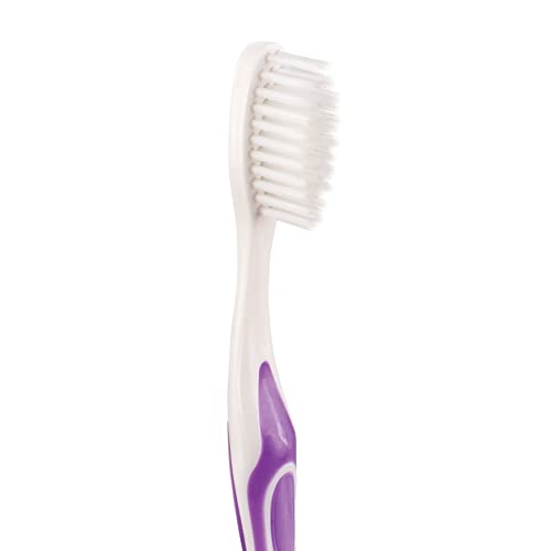SmileGoods A404 Toothbrush, 40 Tuft, Soft Bristle, Individually Packaged Toothbrushes, Assorted Colors, Bulk Pack of 72