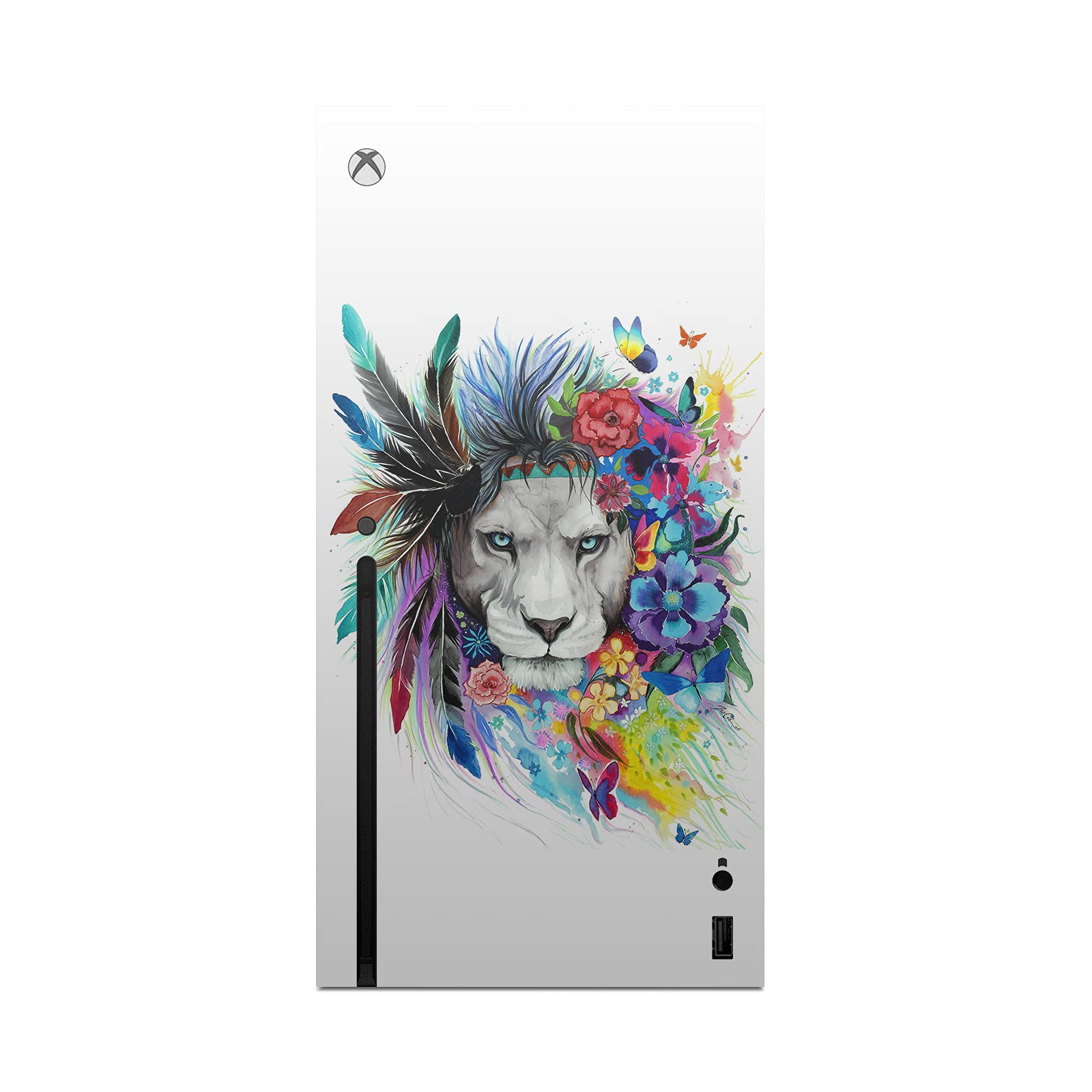 Head Case Designs Officially Licensed Pixie Cold King of The Lions Art Mix Vinyl Sticker Gaming Skin Case Cover Compatible with Xbox Series X Console