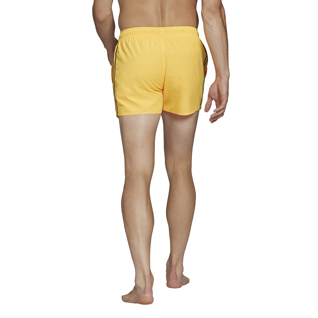 adidas mens 3-Stripes CLX Swim Shorts Black X-Large