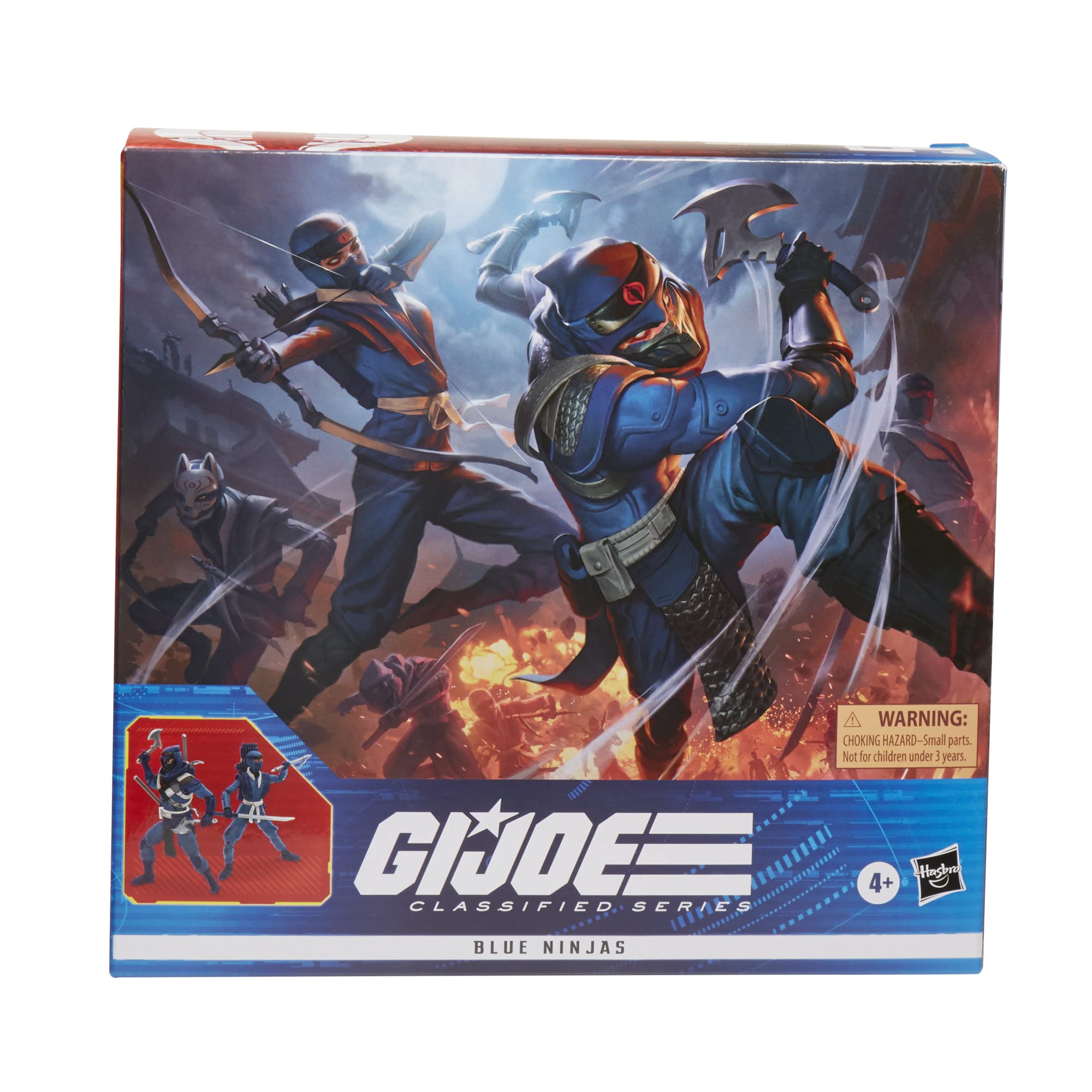 G.I. Joe Classified Series Ninjas Action Figure with Accessorie,6-Inch 2-Pack (Amazon Exclusive)