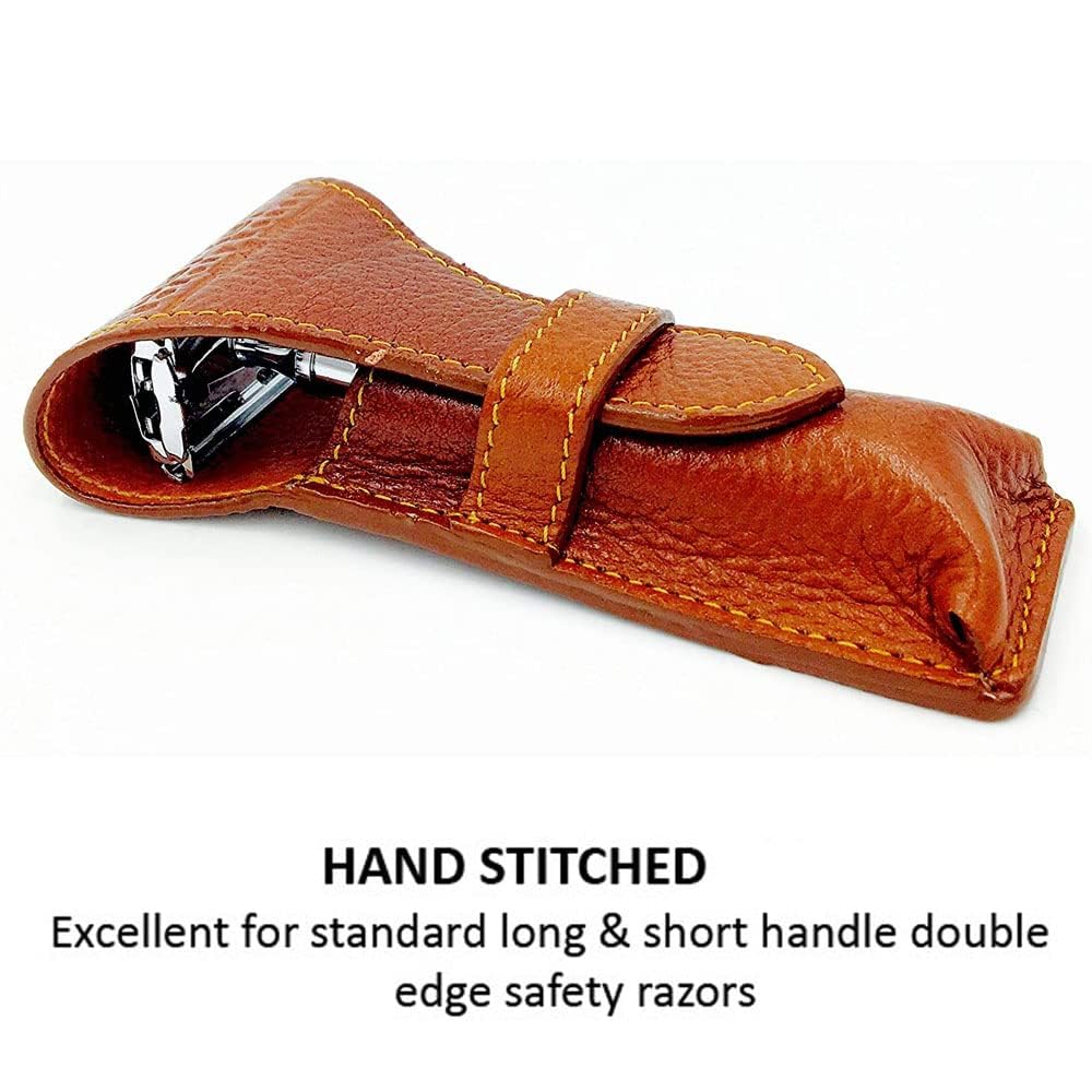 Parker Genuine Leather Razor Protective Travel Case