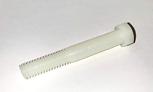 Small Parts 50C50HCSN Hex Head Screw, Nylon, External Hex, 1/2"-13 Thread Size, 1/2" Long (Pack of 10)