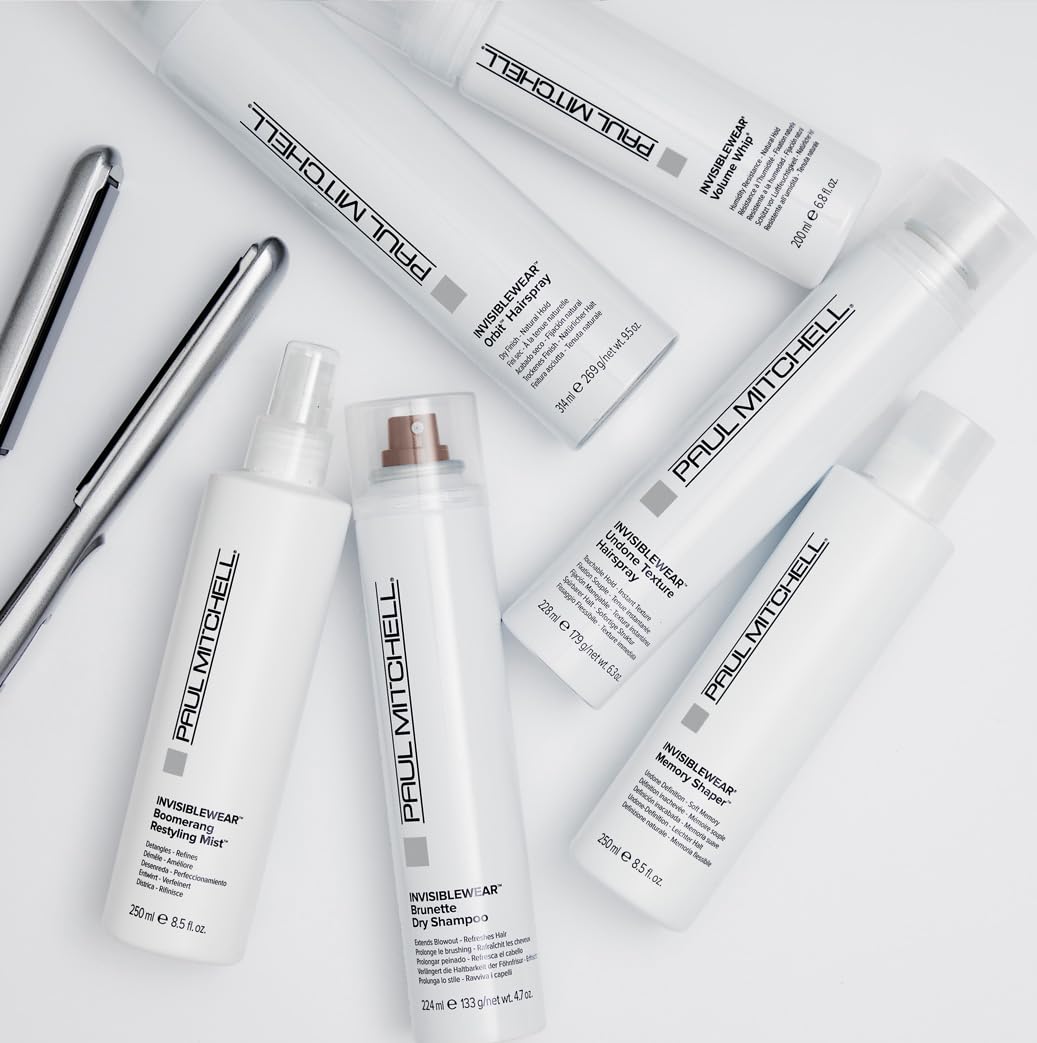 Paul Mitchell Invisiblewear Volume Whip Styling Foam, Humidity Resistance, Natural Hold, For Fine Hair, 6.8 fl. oz.
