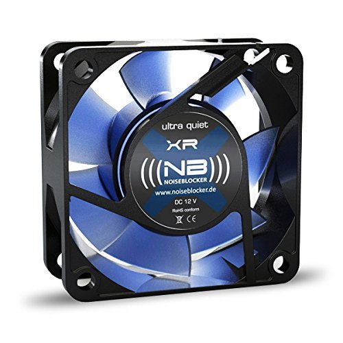Noiseblocker NB-BlackSilent Fan XR-1 60mm Ultra Silent Fan,1600rpm, 3 pin,11 dBA