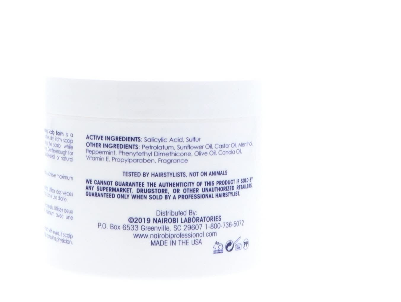 Nairobi Dandra-Solv Moisturizing Scalp Balm 4 oz