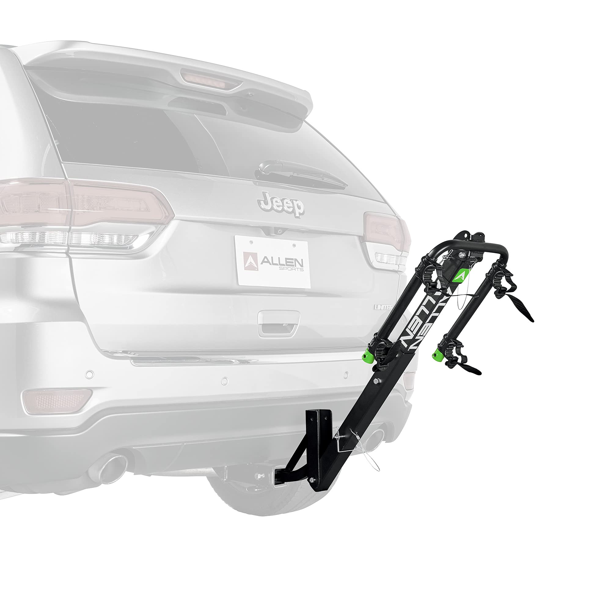 Allen Sports Deluxe 2-Bike Hitch Mount Rack, Model ZN520 Black