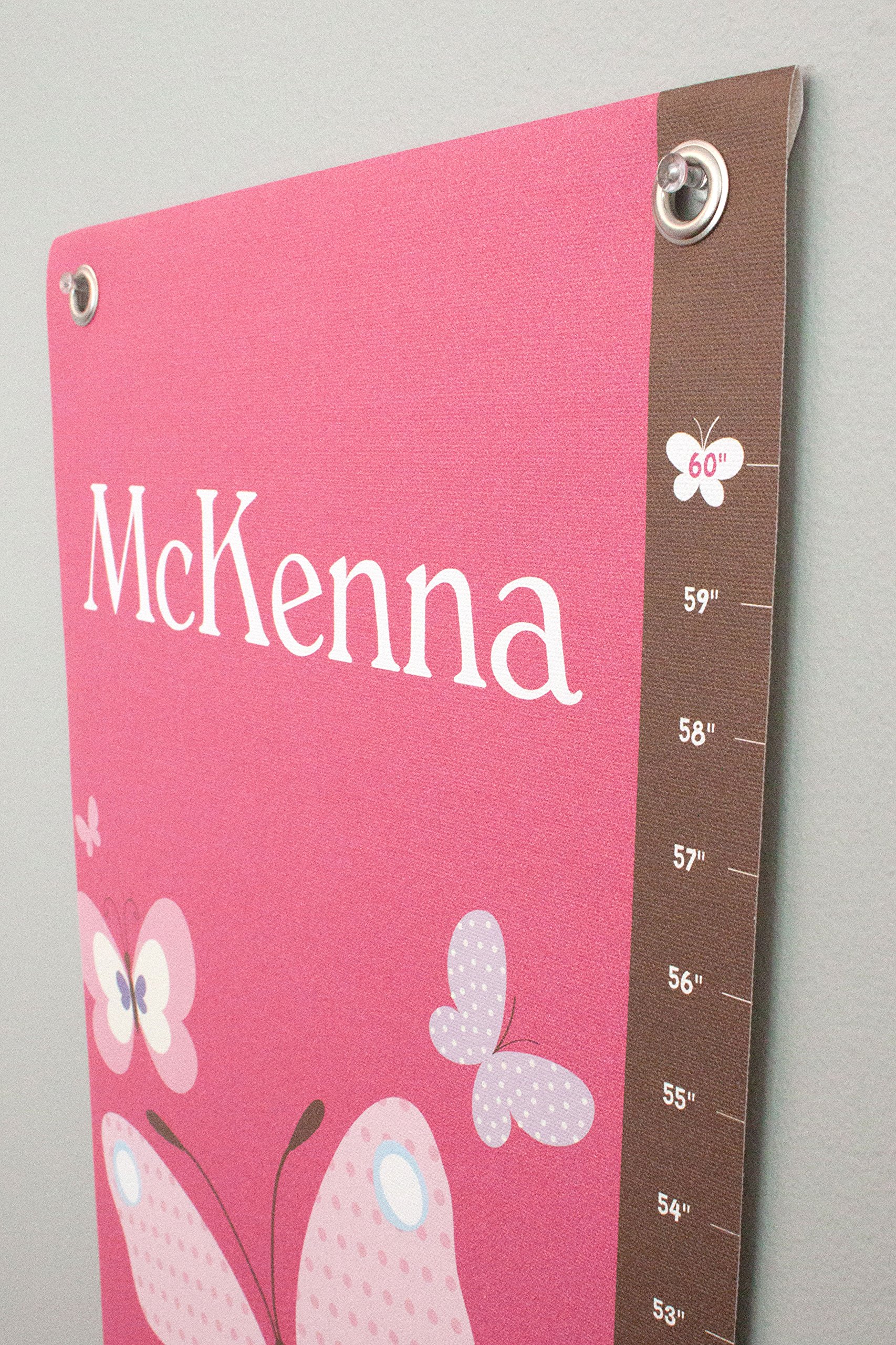 Personalized Growth Chart for Kids, Butterflies - I See Me!