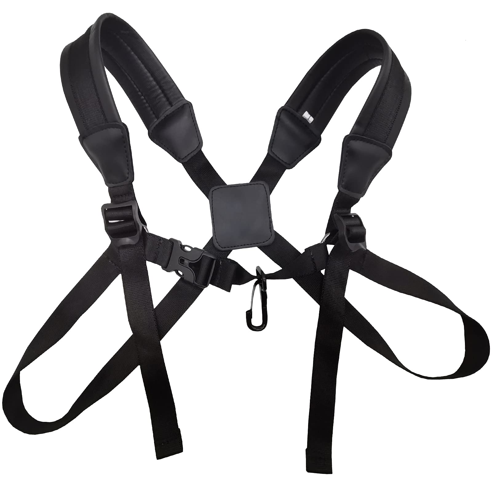 Xinlinke Saxophone Harness Sax Strap No Stress on Neck Soft Shoulder Padded for Alto Tenor Baritone Clarinet,Large Size